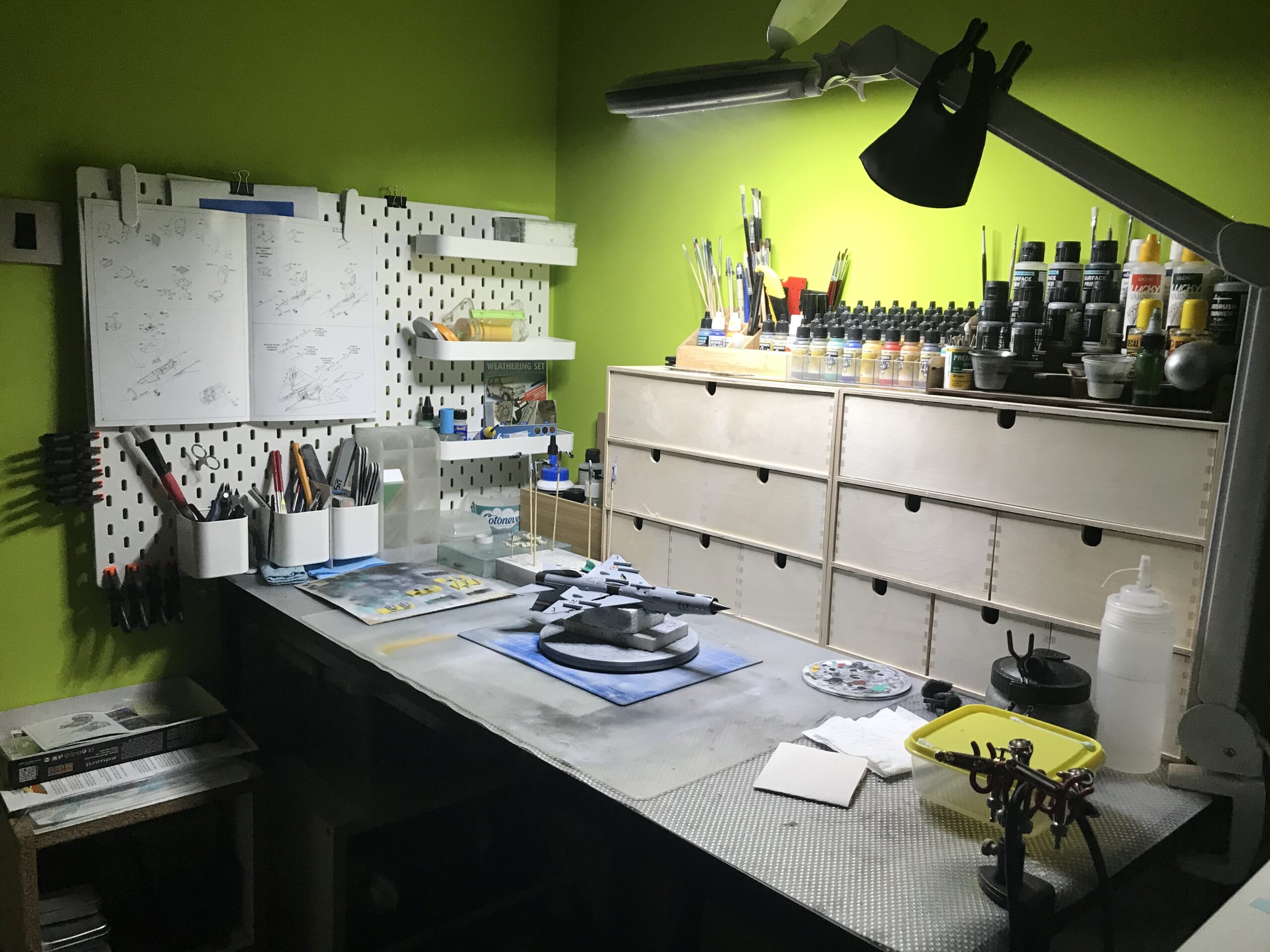 My workbench evolution – Fishbed 21